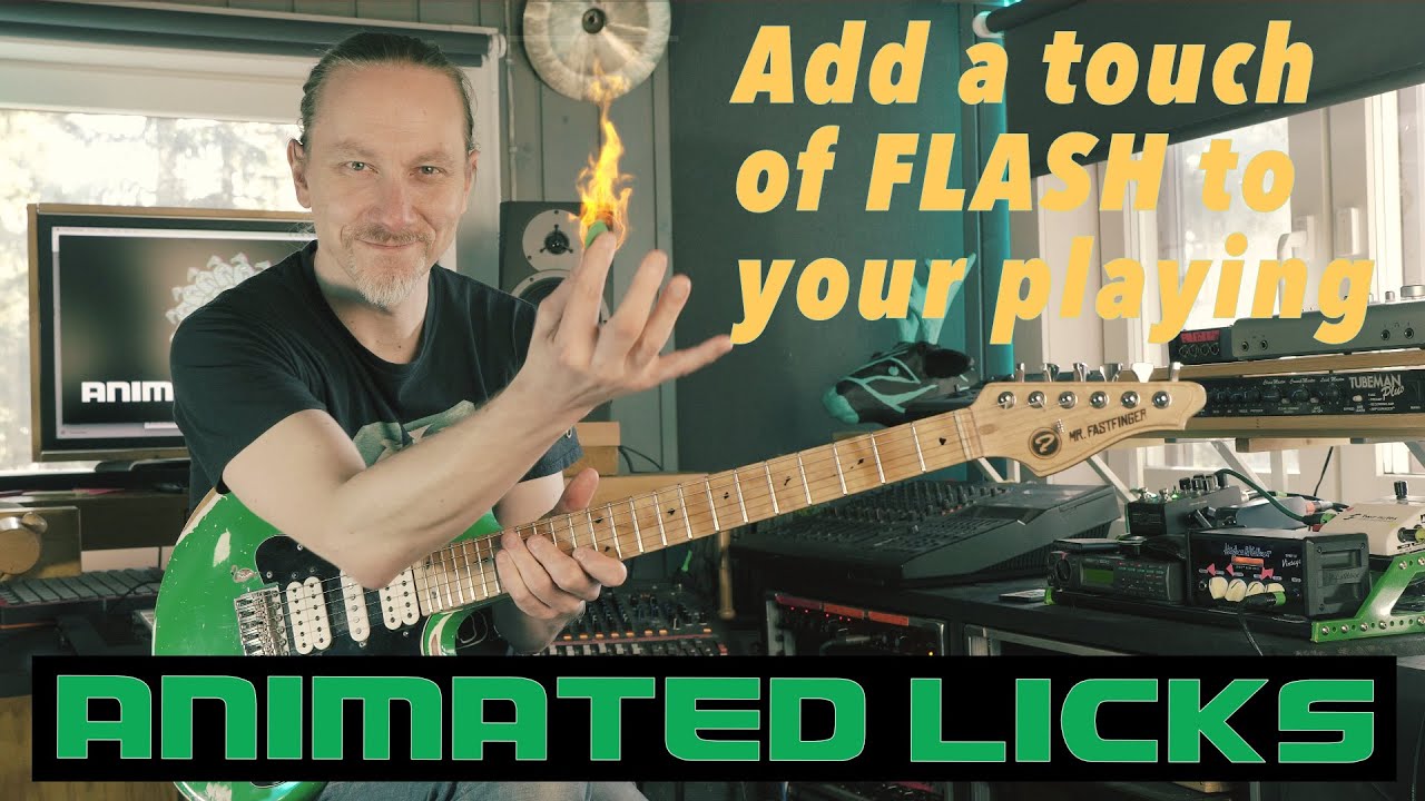 Add Flash to your playing with this wild lick. Animated Licks of Mika ...