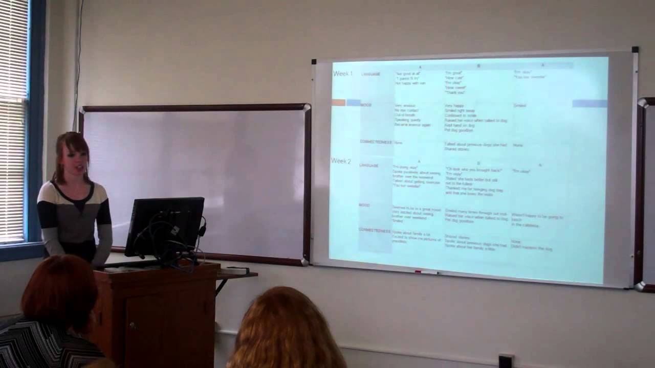 Anna Ruppel - Research Methods - YouTube