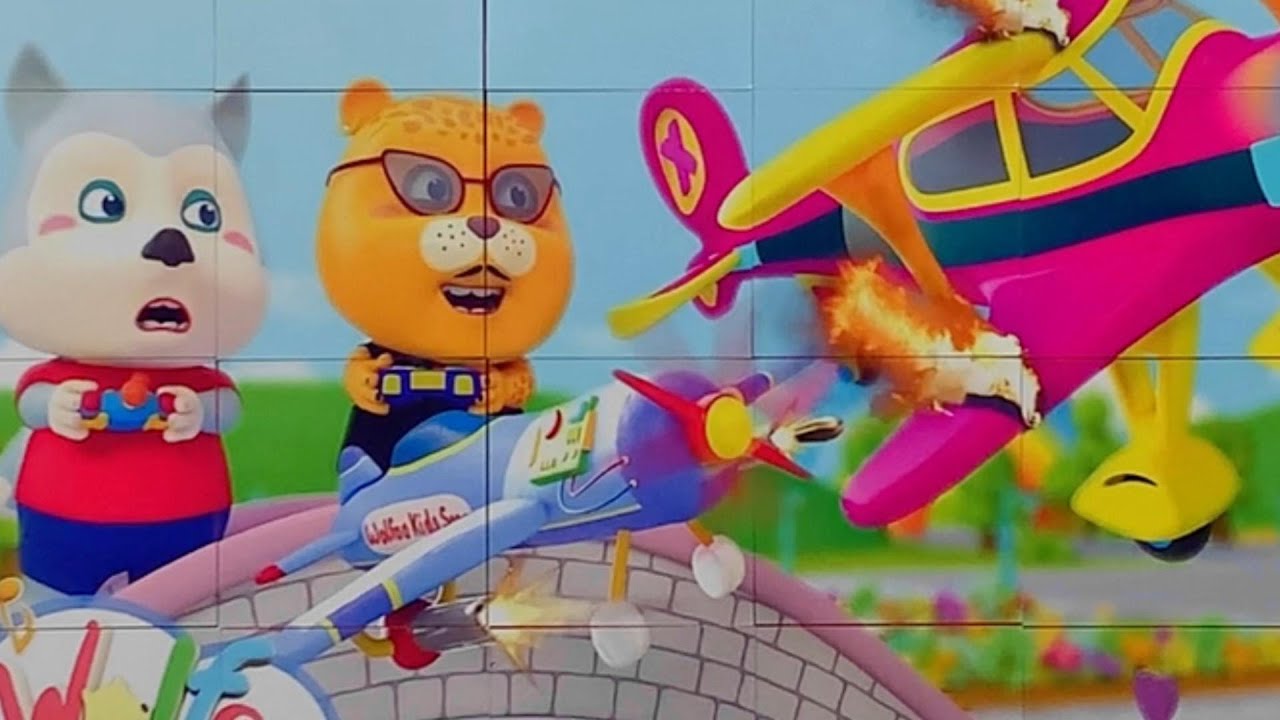 Airplane | Wolfoo | Puzzle for kids and for fun | Puzzle Lovers - YouTube