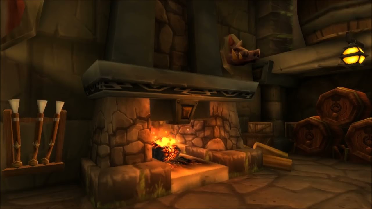 World of Warcraft Dwarven Tavern Music with Ambient Sounds - YouTube