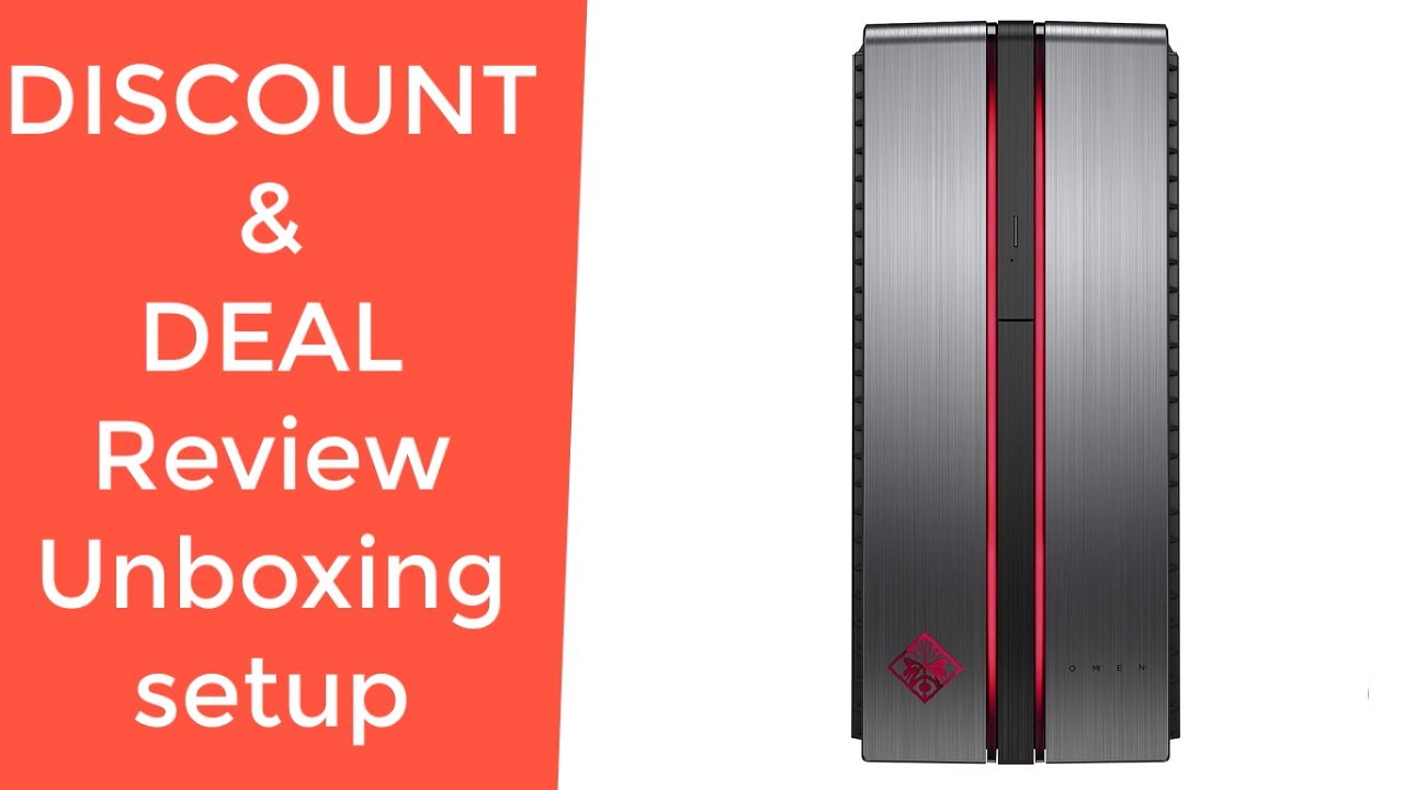 HP OMEN VR Ready Gaming Desktop Computer REVIEW DEAL DISCOUNT SALE ...