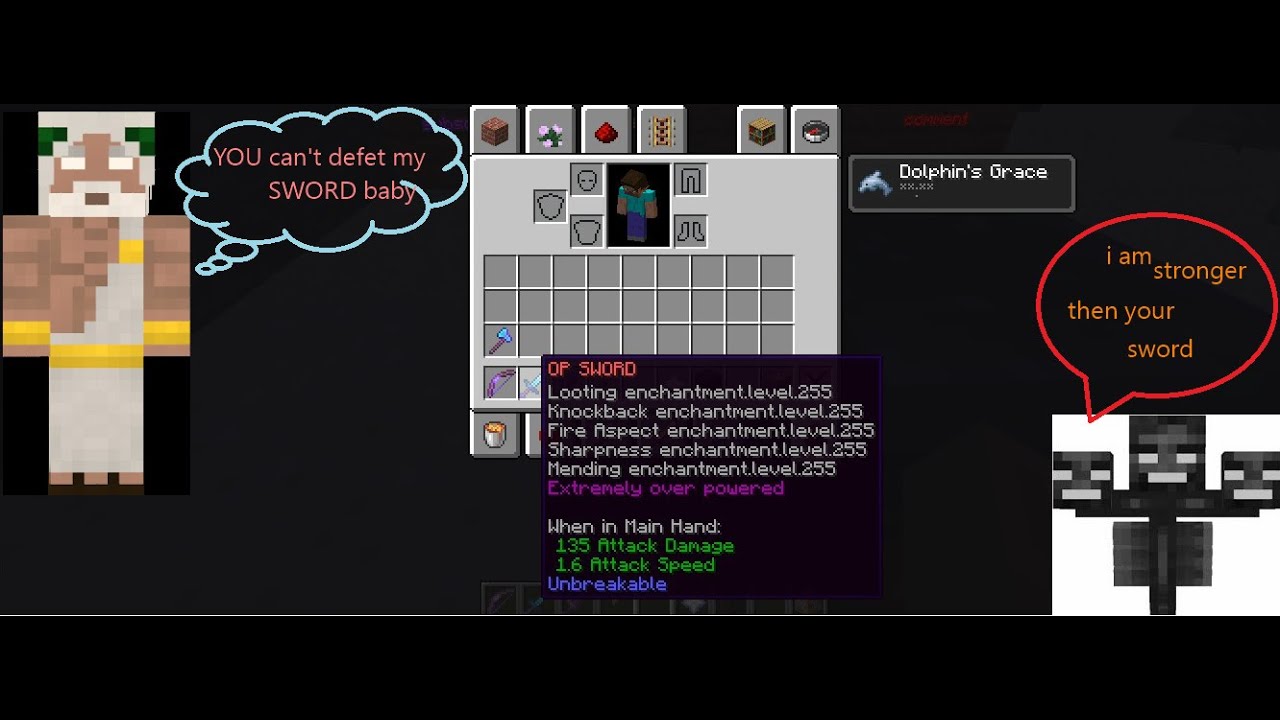 minecraft GOD sword😱😱😱 - YouTube