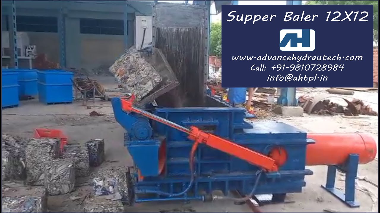 Aluminium Scrap Baling Press, Baling Machine for Metal Scrap Processing ...