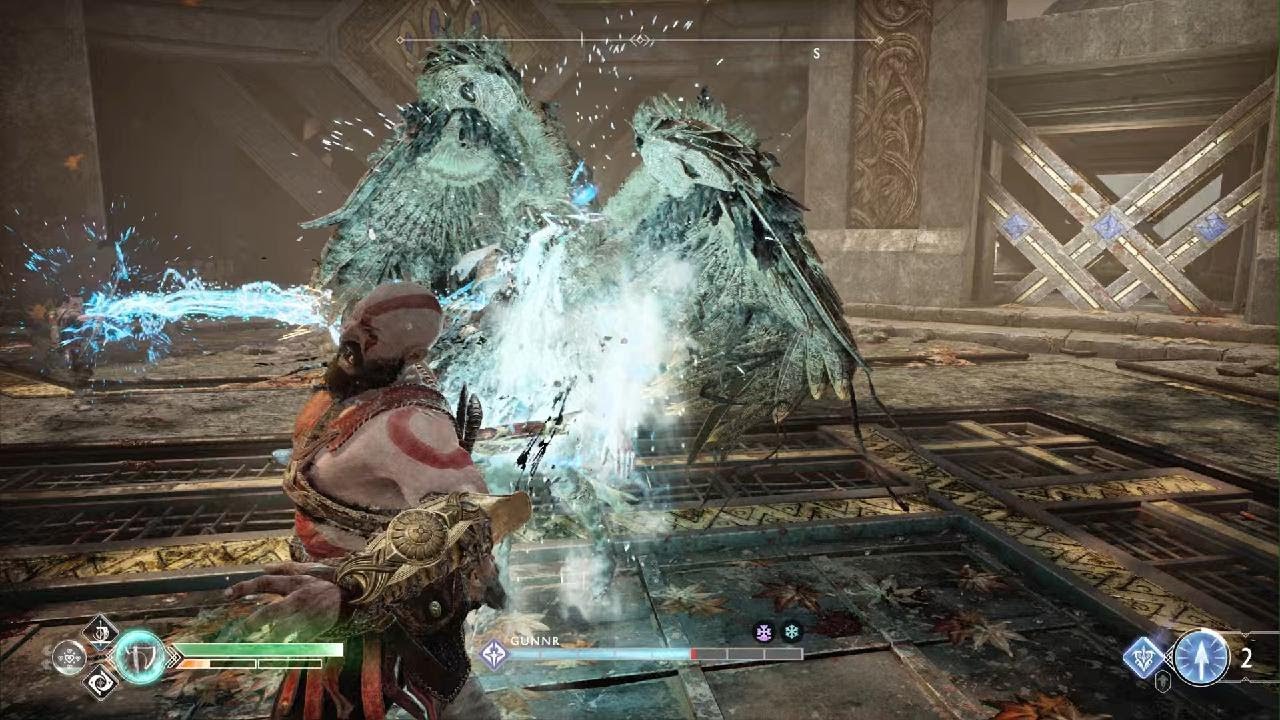 God of War Valkyrie boss fight| 1 - YouTube