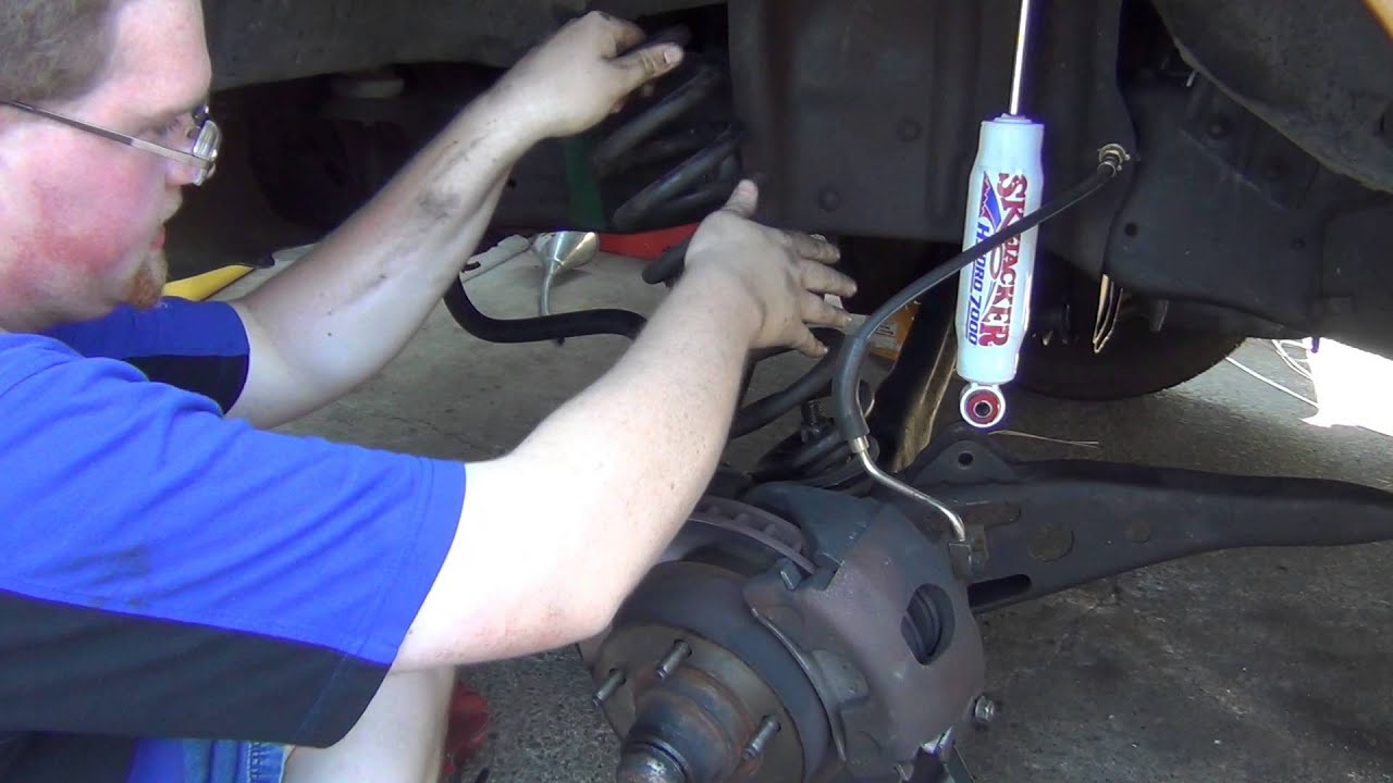 Ford F150 SuperLift 1 Inch Coil Spring Install - YouTube