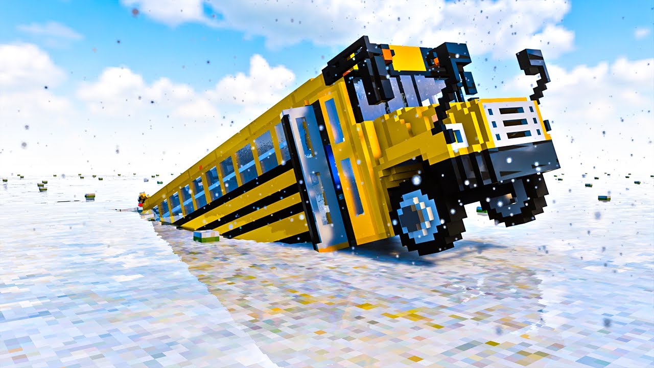 Cars Break Mine Ice Field | Teardown - YouTube