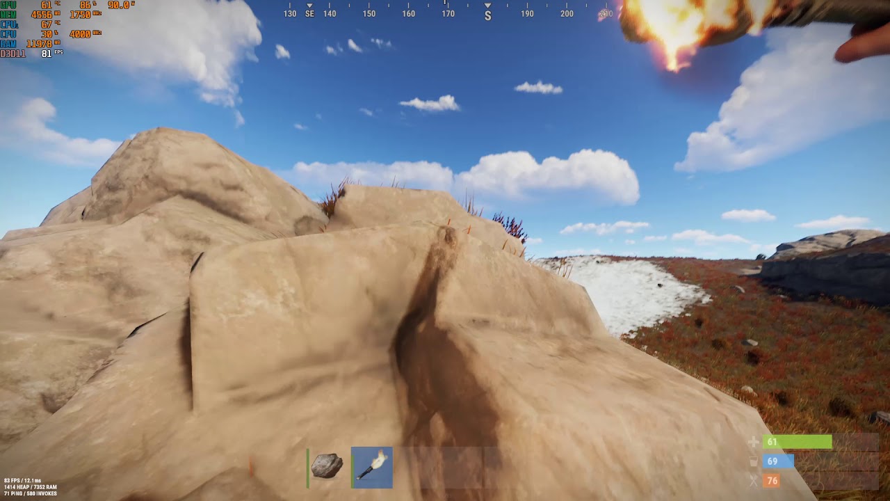 rust MAX SETTINGS 2020 patch(ryzen 7 2700x RX 5700 16 gb 3200mhz) - YouTube