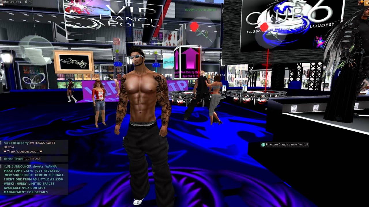 Second Life - CLUB 6, Huckleberry Bay - YouTube