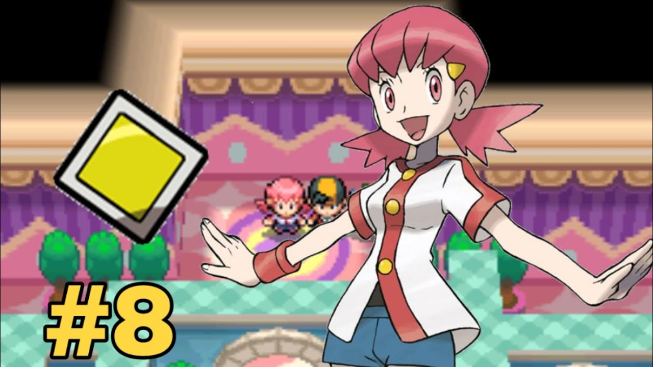 Pokemon Heart Gold- Vs Gym Leader Whitney (Part 8) - YouTube