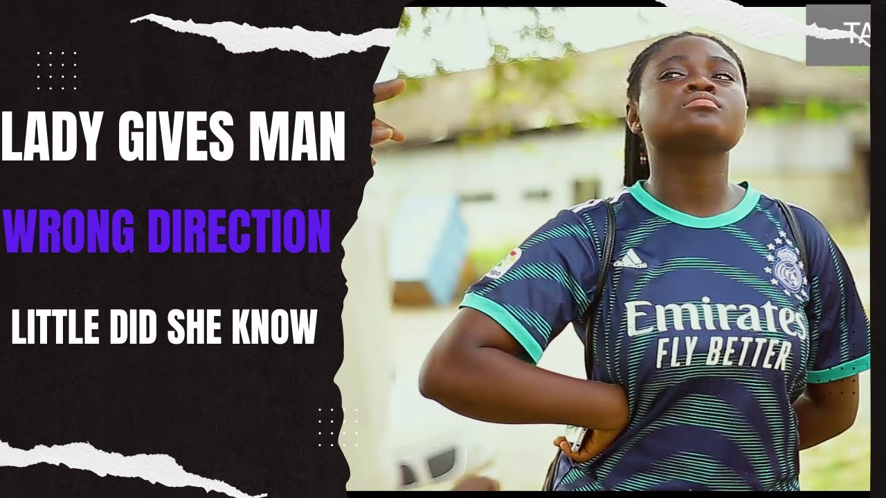 Lady gives wrong direction to poorly dressed man little did she know ...