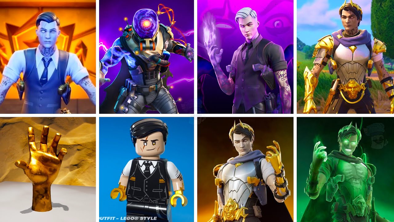 Evolution of Midas - Fortnite Chapter 1 to Chapter 5 - YouTube