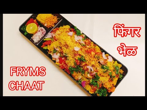 Finger fryums chaat Recipe -Holi special new easy snacks|Street style ...