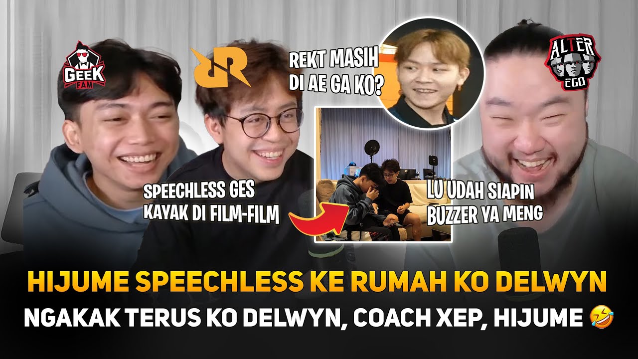 HIJUME SPEECHLESS KE RUMAH 💀 KO DELWYN NGAKAK TERUS SAMA COACH XEPHER ...