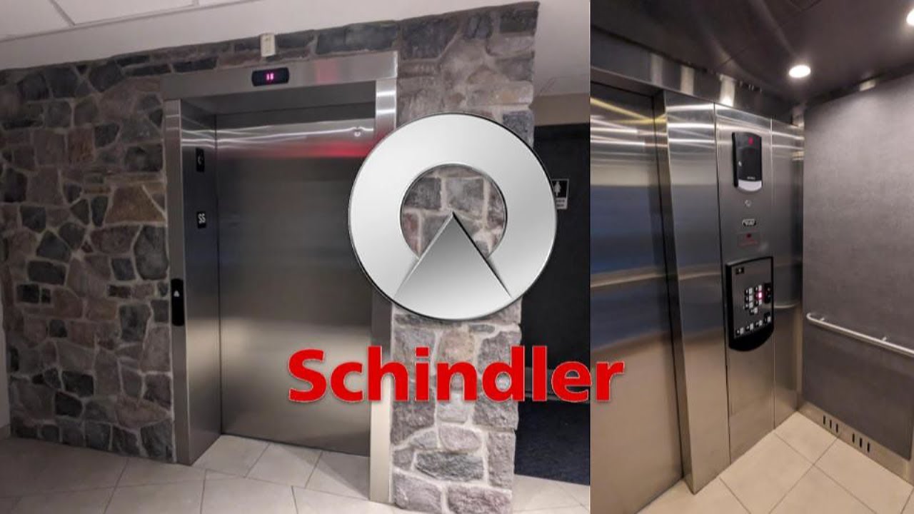 Scenic Schindler 400a MRL traction elevator at 179 Promenade du Portage ...