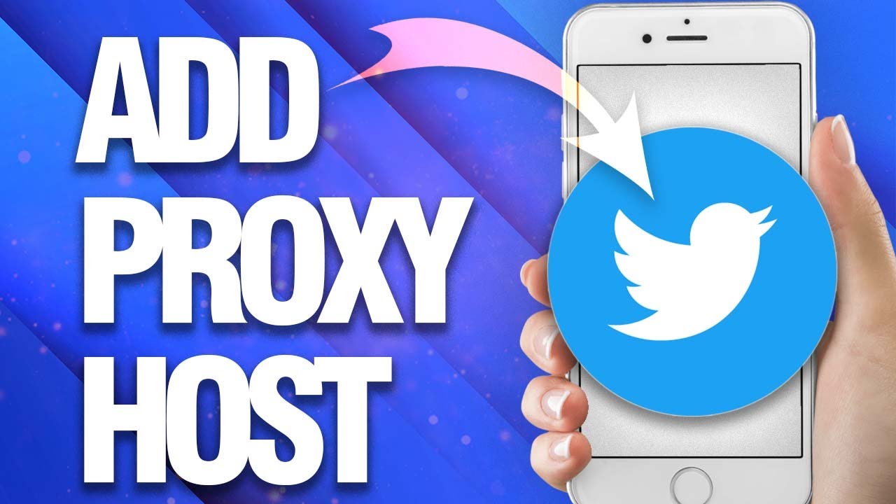 How To Add Proxy Host On Twitter App - YouTube