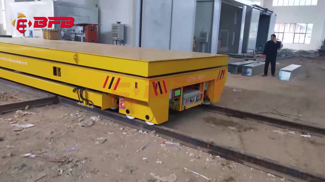 Transfer cart running on crossing rails rail transfer cart with lifting ...