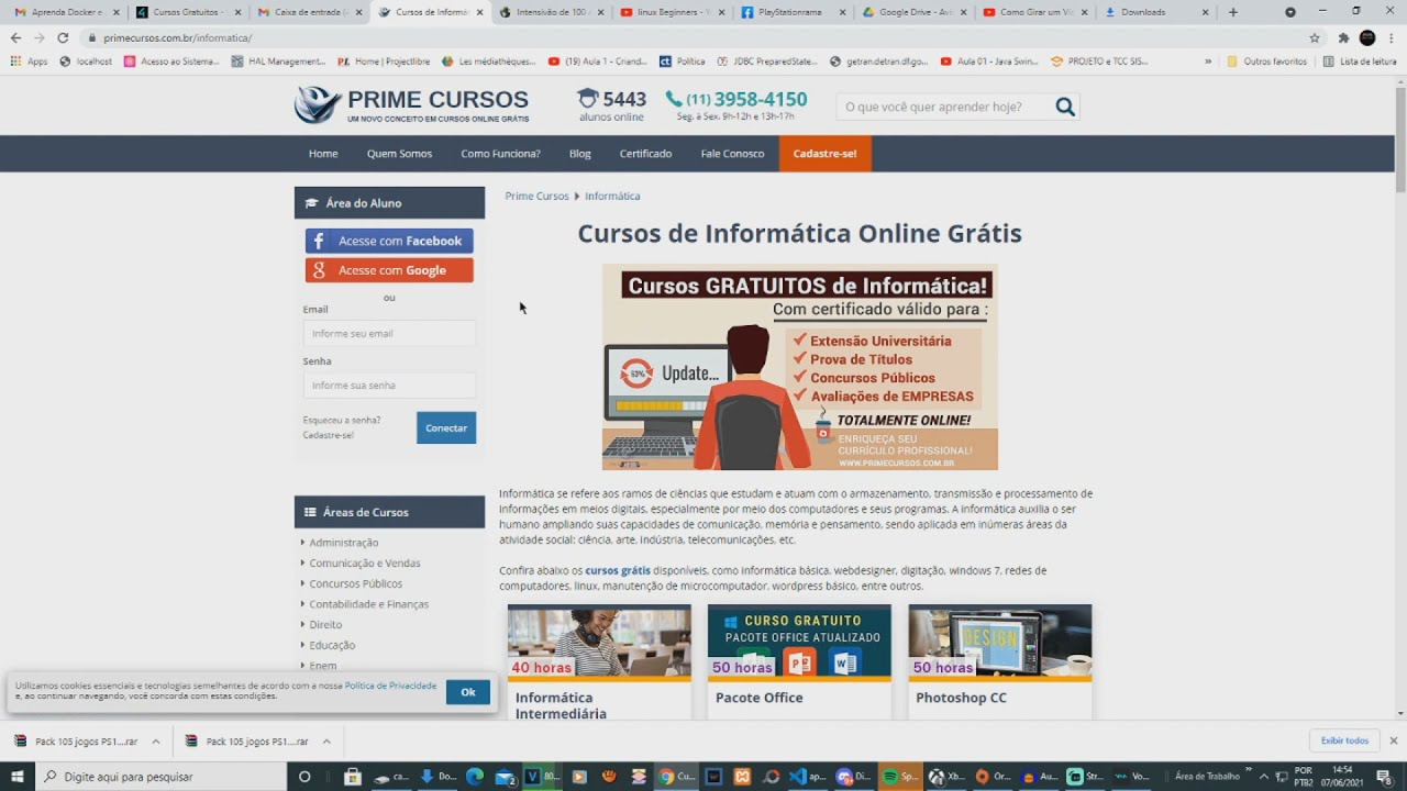Cursos Gratuitos PRIME CURSOS - YouTube