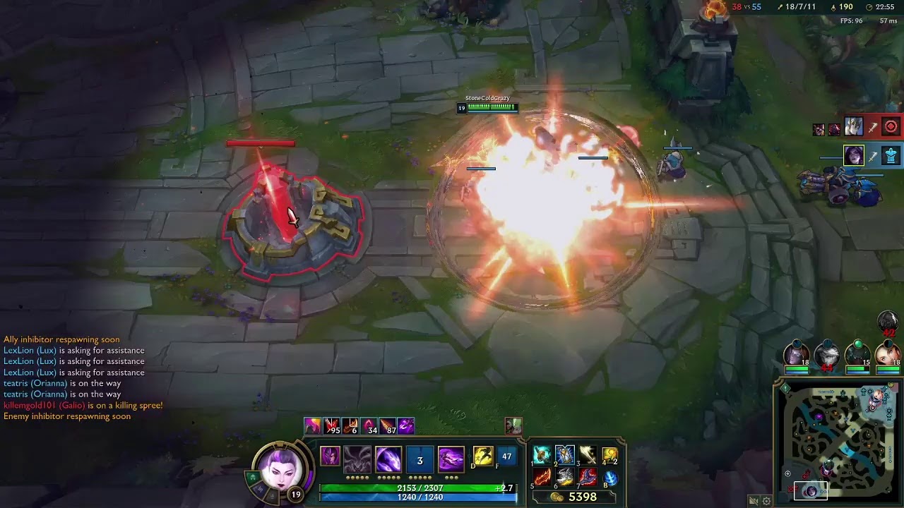 Ultra Rapid Fire League Of Legends Game Mode - YouTube