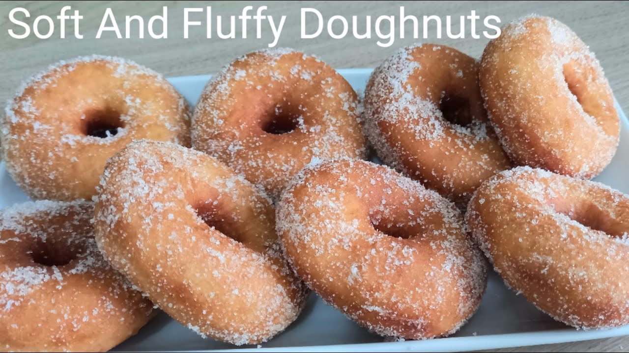 Soft And Fluffy Homemade Donut | Doughnut | Donut Recipe | Sugar ...
