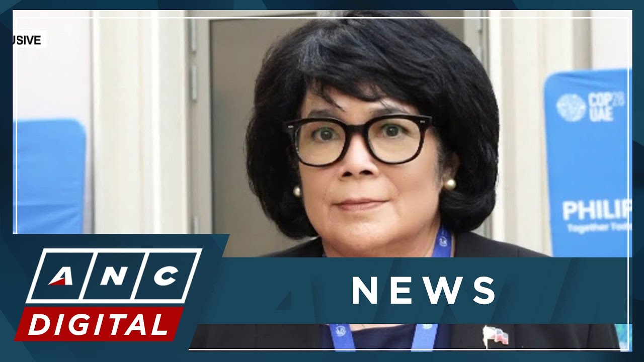 EXCLUSIVE: DENR Secretary shares assessment of week 1 of COP28 | ANC ...