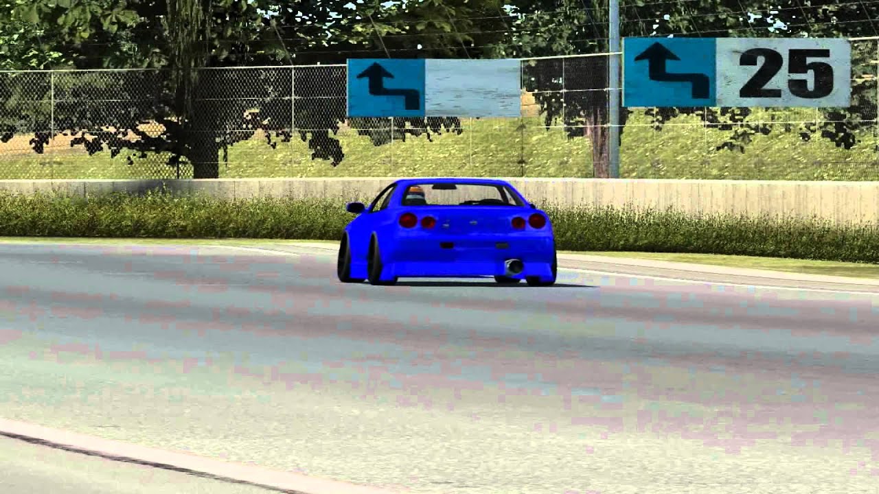 LFS Drive Skyline GTR R34 STANCE Logitech G27 ®™ - YouTube