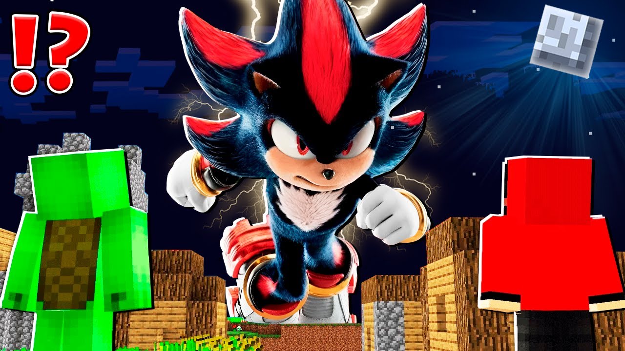 Creepy SHADOW SONIC Titan vs MIKEY and JJ CALLING at 3am ! - in Minecraft Maizen - YouTube