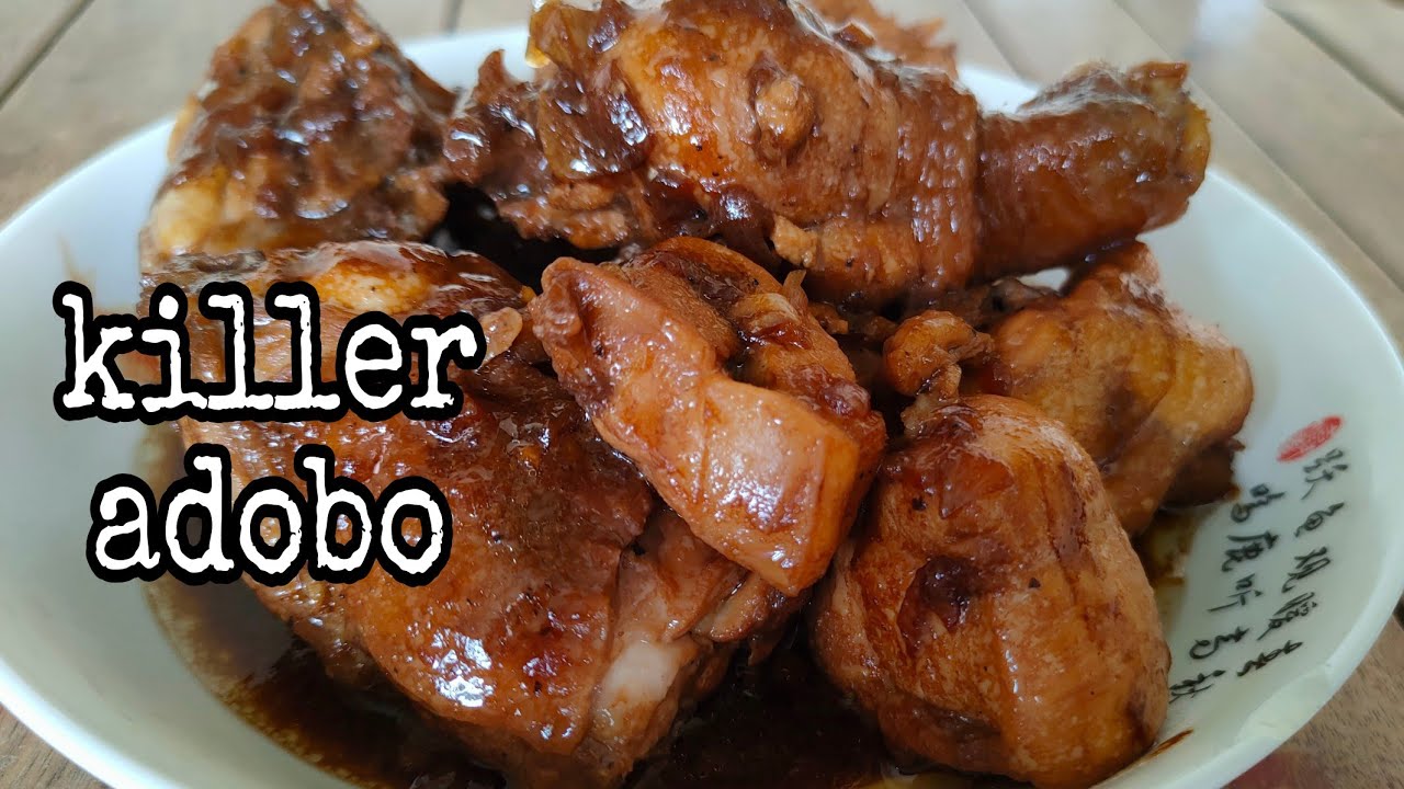 Killer Chicken Adobo Recipe By Jims Cooking - YouTube