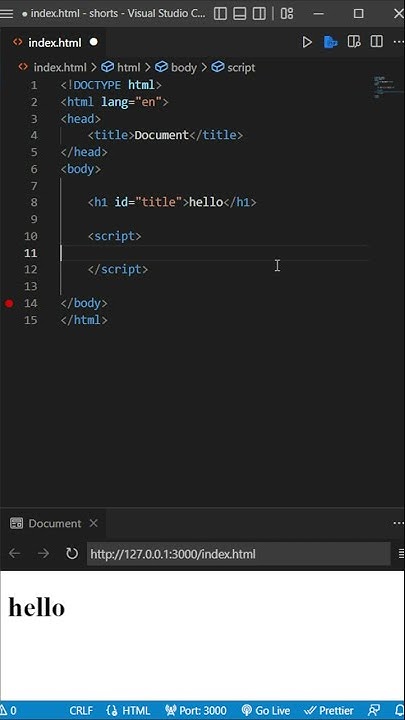 HTML ids as javascript variables - YouTube