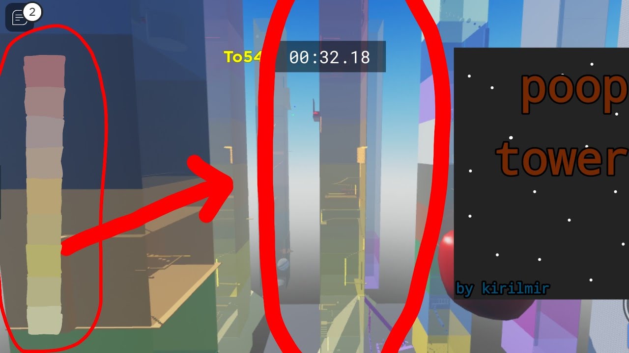 poop towers - Tower of 54 (medium) by kirilmir - YouTube