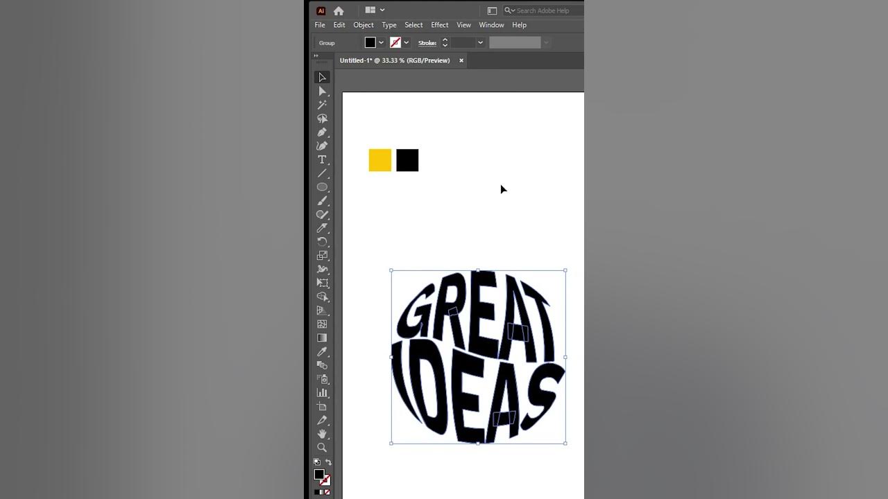3d Text Illustrator Tutorial Youtube