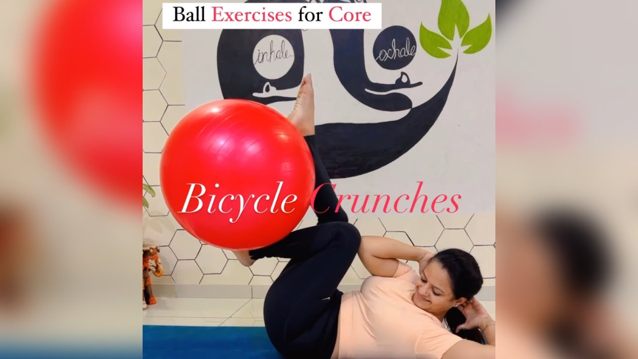 Yoga Ball Exercises for Strong Core and Abs - YouTube