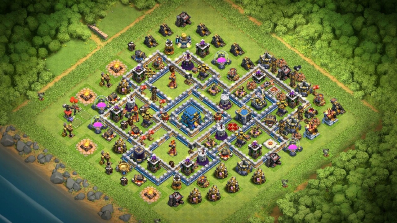 Top 10 farming base | Th 12 [Townhall12] farming base layout 2019 ...