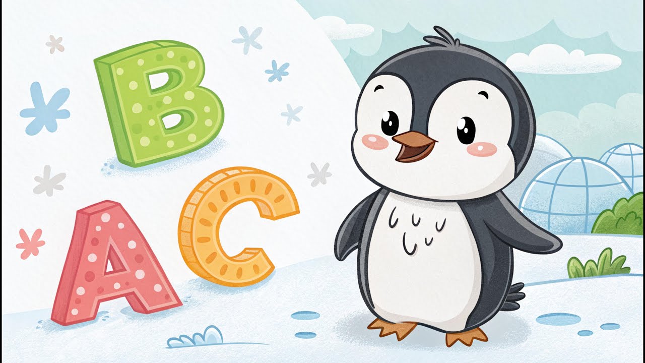 🐧 Penguin Loves ABC! 🅱️🎵 | A-Z Animal Song for Kids | Bubble ABC - YouTube