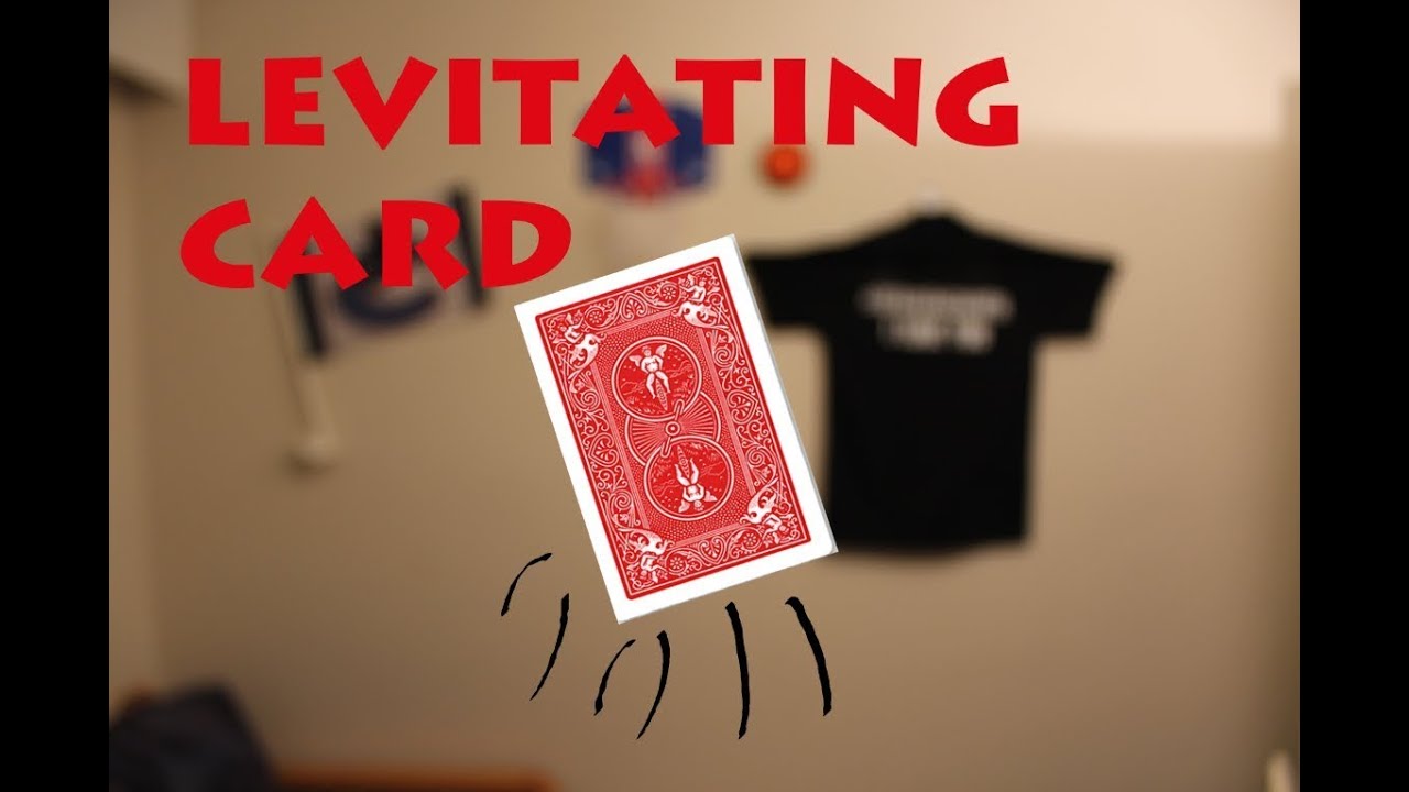 How to levitate a card !!!VERY EASY!!!{MUST SEE} - YouTube