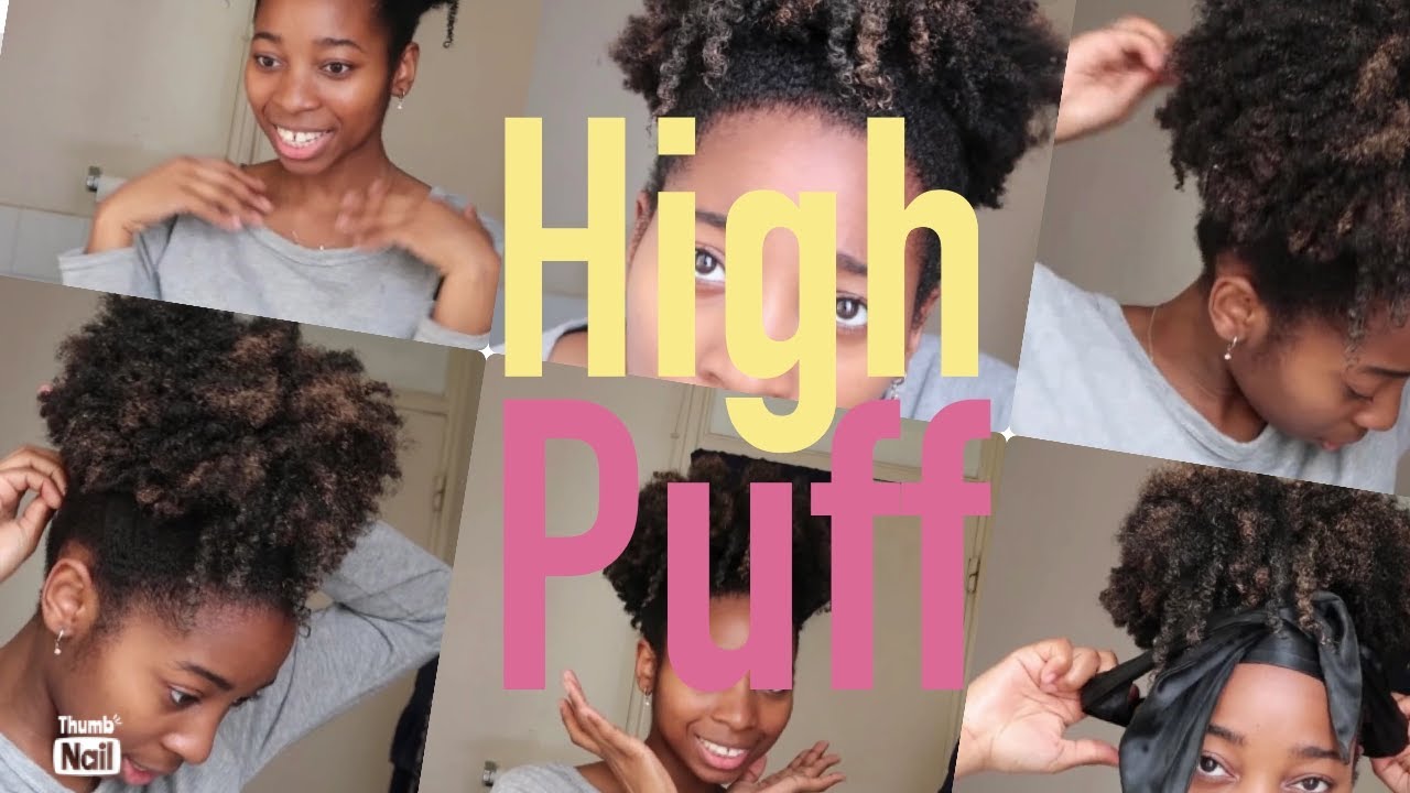 HOW TO: HIGH PUFF on Natural hair in 10 MINS!!! (Type 4B/4C) - YouTube