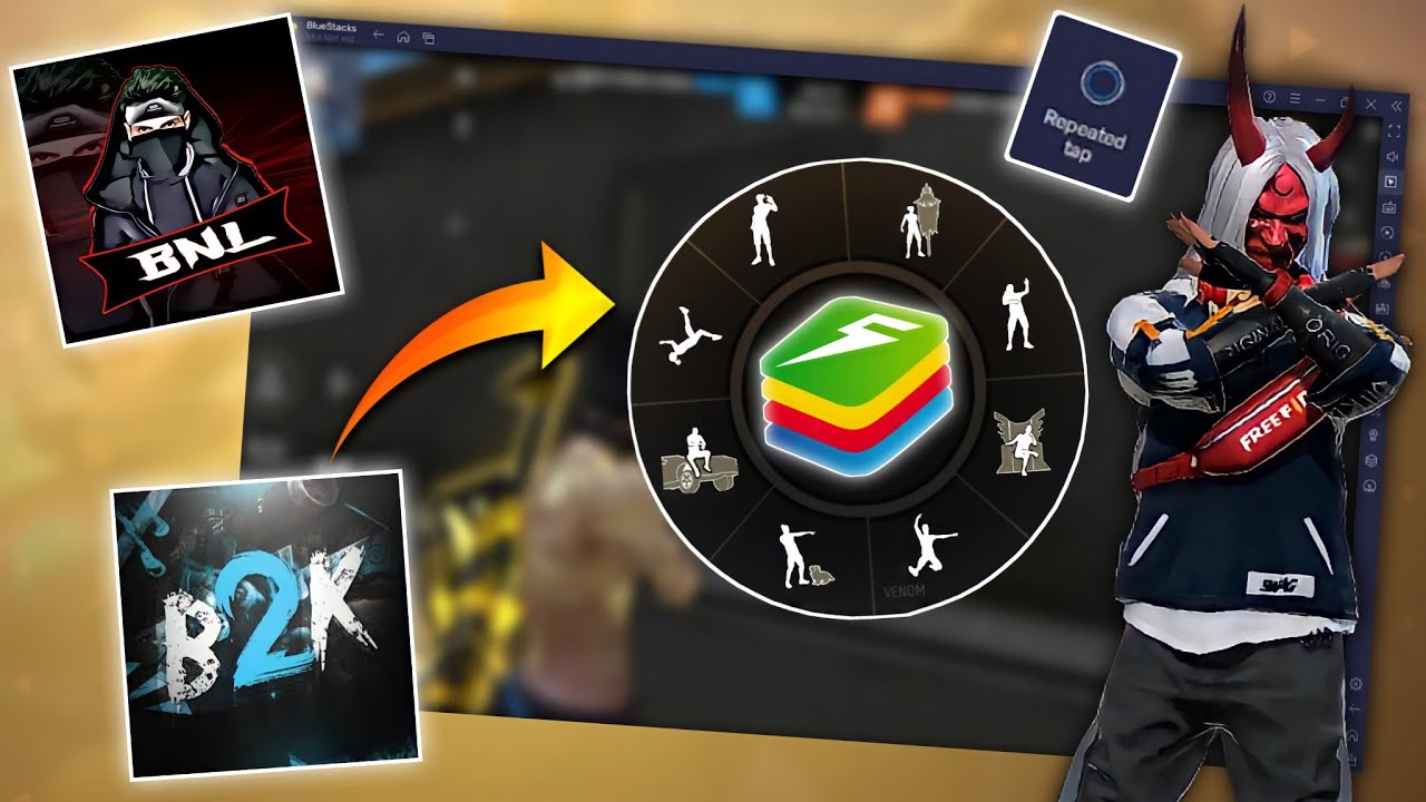 Bluestacks 5 Ultra Fast Emote in Game || How to do Fast Emote in ...