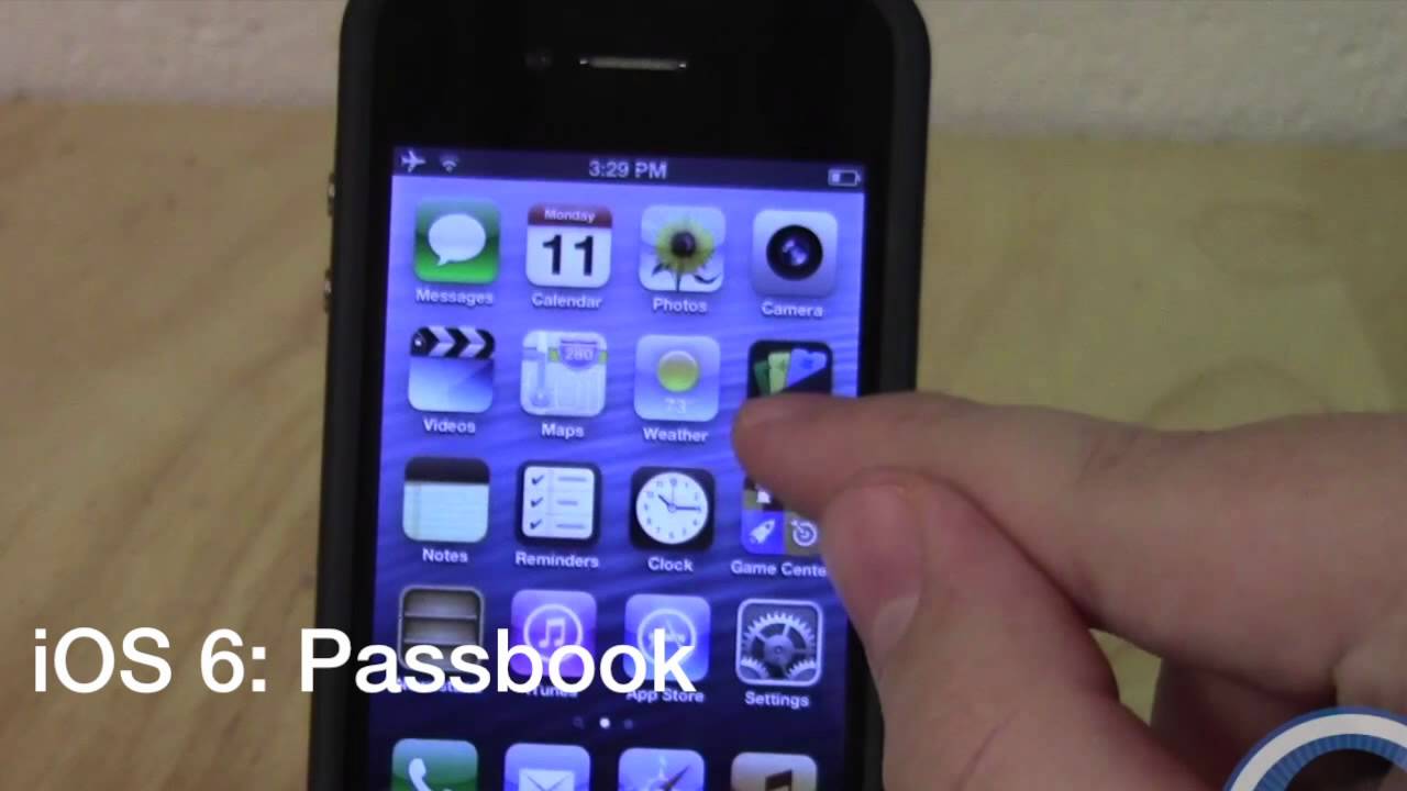 iOS 6: Passbook - Overview and Features - YouTube