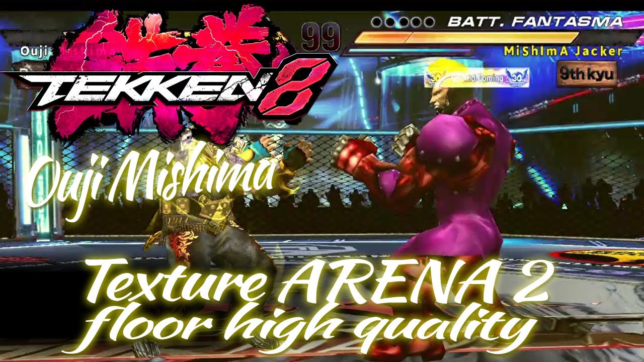 TEKKEN 8 arena 2 texture floor high quality - YouTube