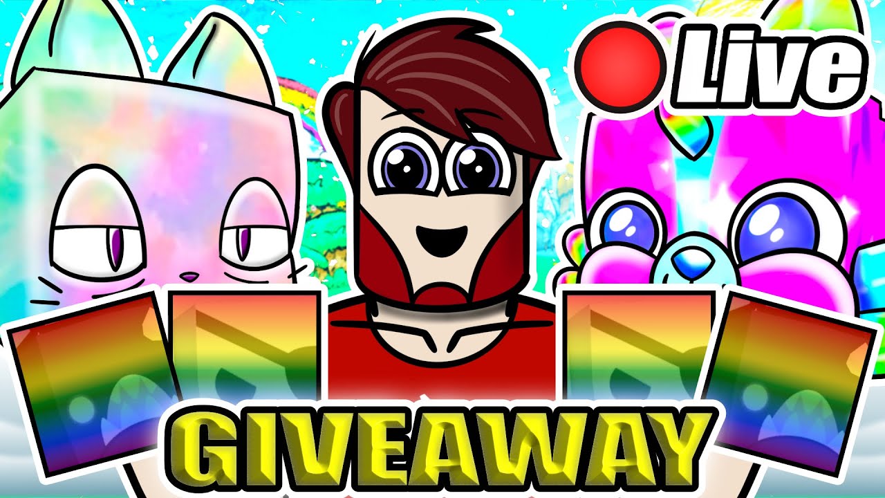 🔴 PET SIM 99 GIVEAWAY LIVE! 🔴 Huge Pet & Gem Giveaway Every 10 Likes ...