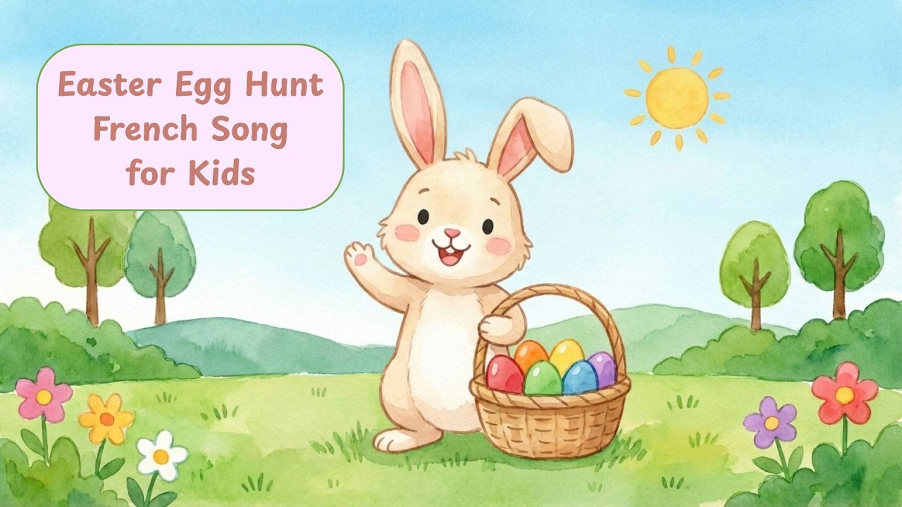 French Easter Song for Kids – Easter Egg Hunt | C’est la Fête de Pâques ...