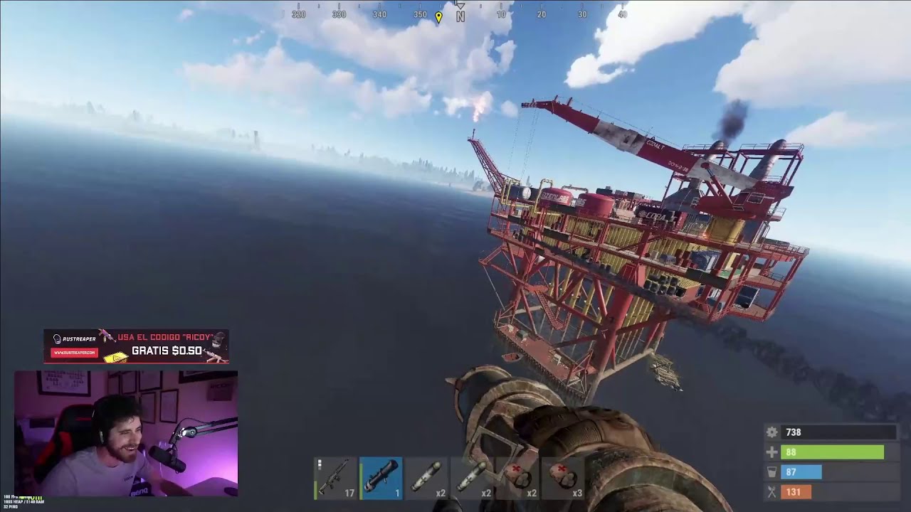 LOS NUEVOS MISILES TELEDIRIGIDOS DE RUST - RUST SALVAJE - YouTube