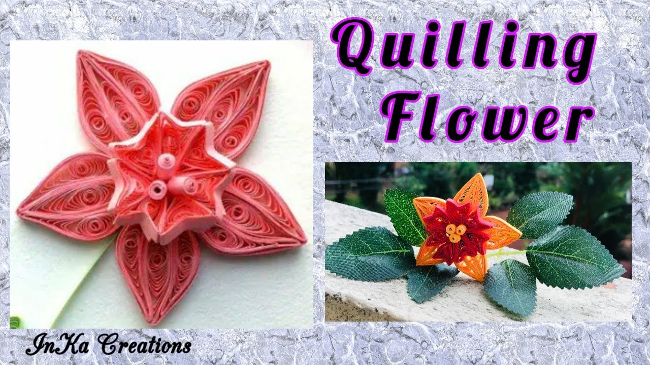 How to make Paper quilling flowers | Quilling flowers tutorial #12 ...