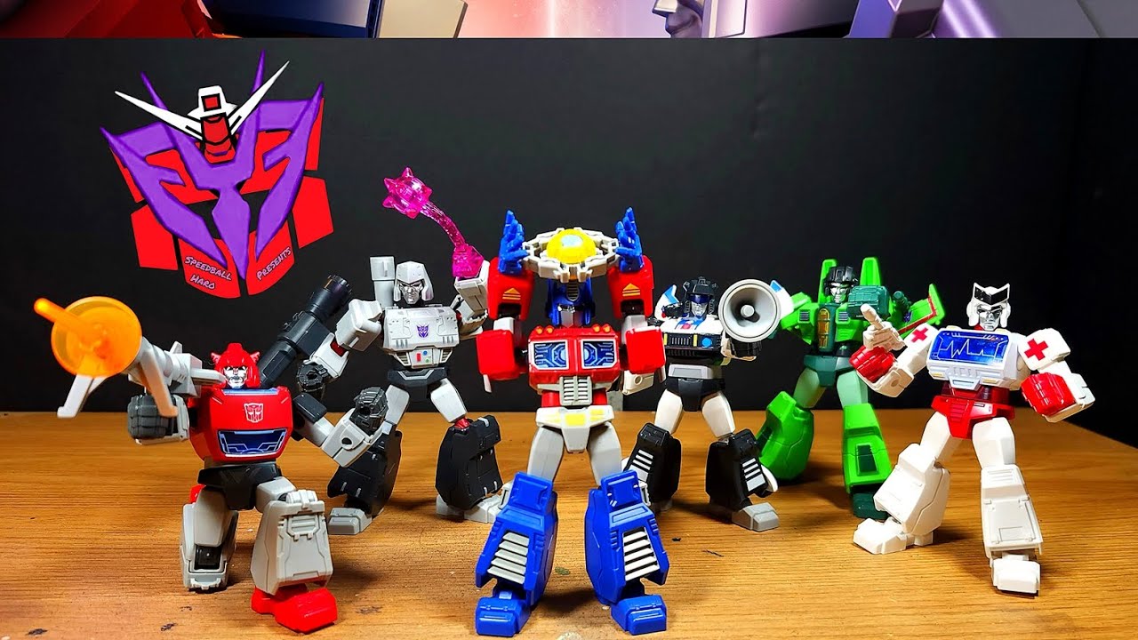 BLOKEES Transformers G1 Shining ver full set review - YouTube