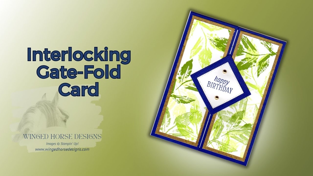 Interlocking Gatefold Card - YouTube