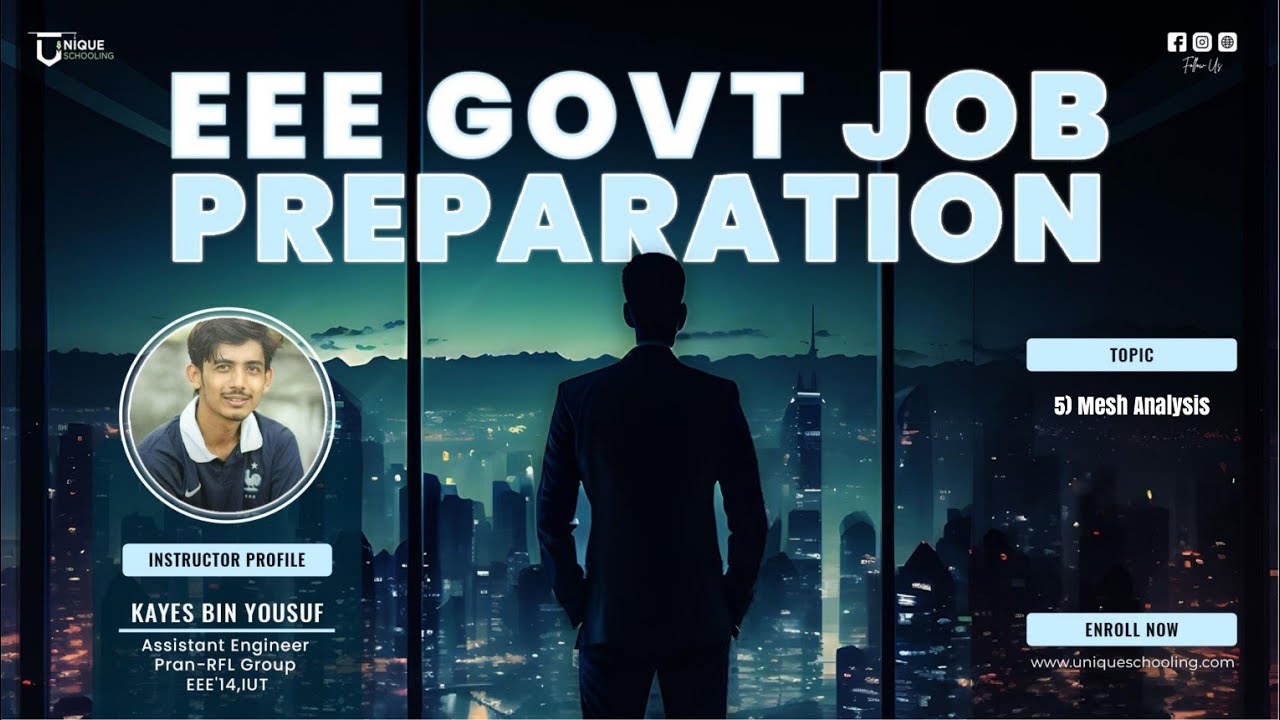 Mesh Analysis with Mathematical Analaysis || EEE job preparation full course in Bangla - YouTube