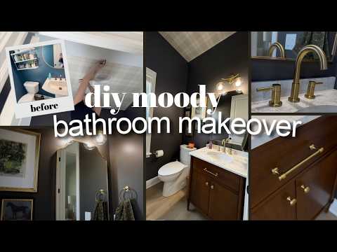 POWDER BATHROOM MAKEOVER 2026 | DIY New House Transformation