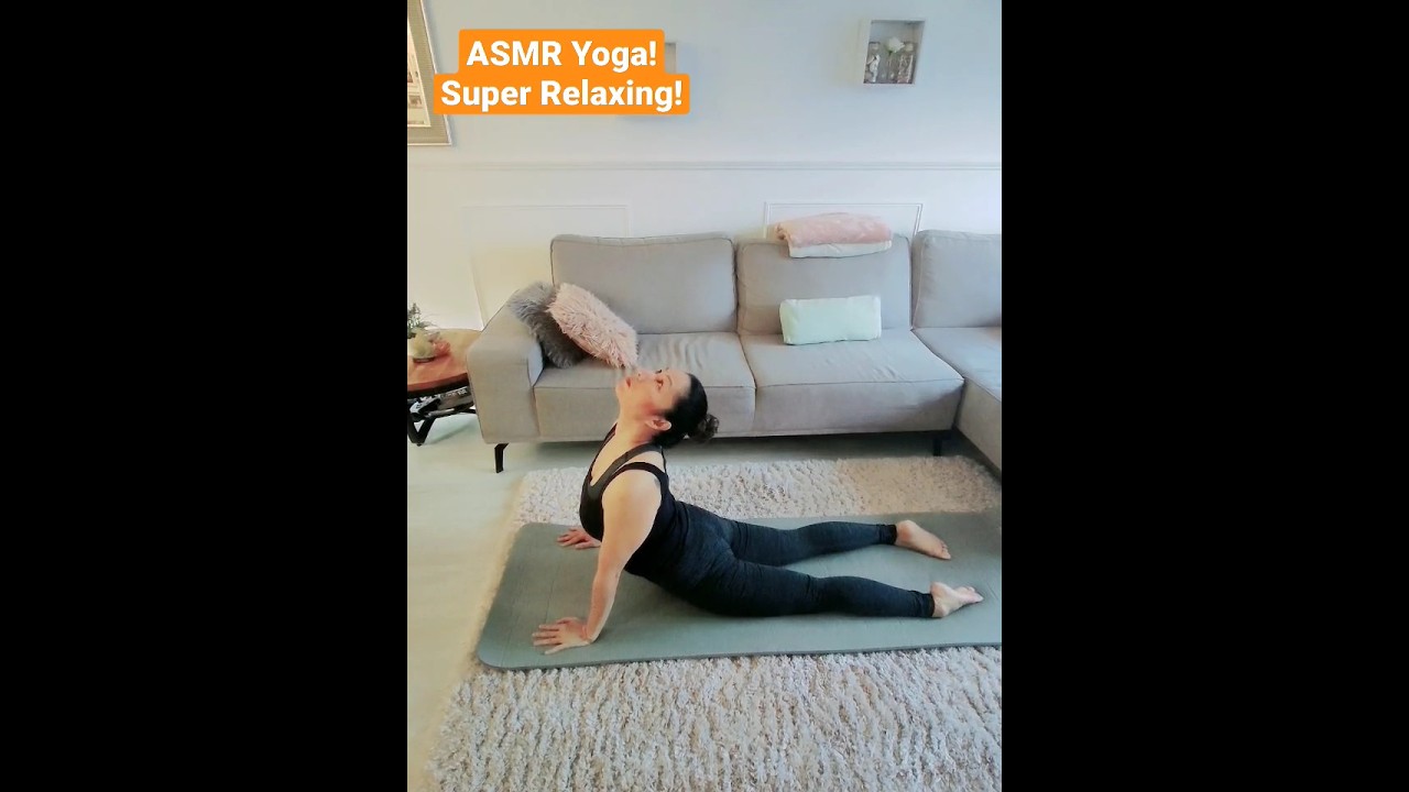 ASMR Yoga practice! very relaxing and flexibility body - YouTube