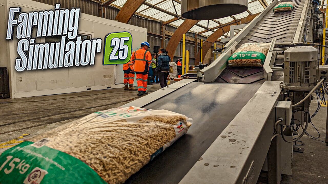 THIS NEW DLC is FREE for FS 25 (Pellets Producting) | Farming Simulator ...