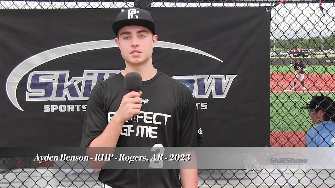 Ayden Benson - RHP - Rogers, AR - 2023 - YouTube