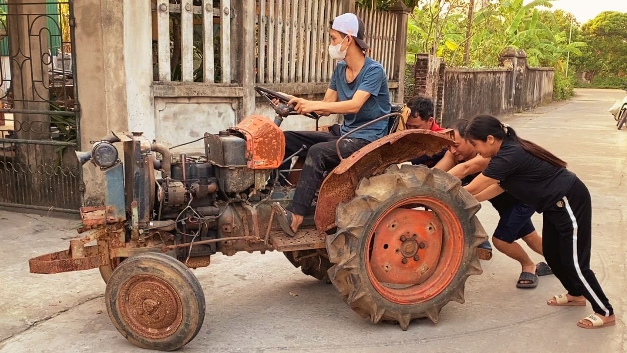 Restoration Old KUBOTA Tractor - Restore and Repair Damaged KUBOTA ...